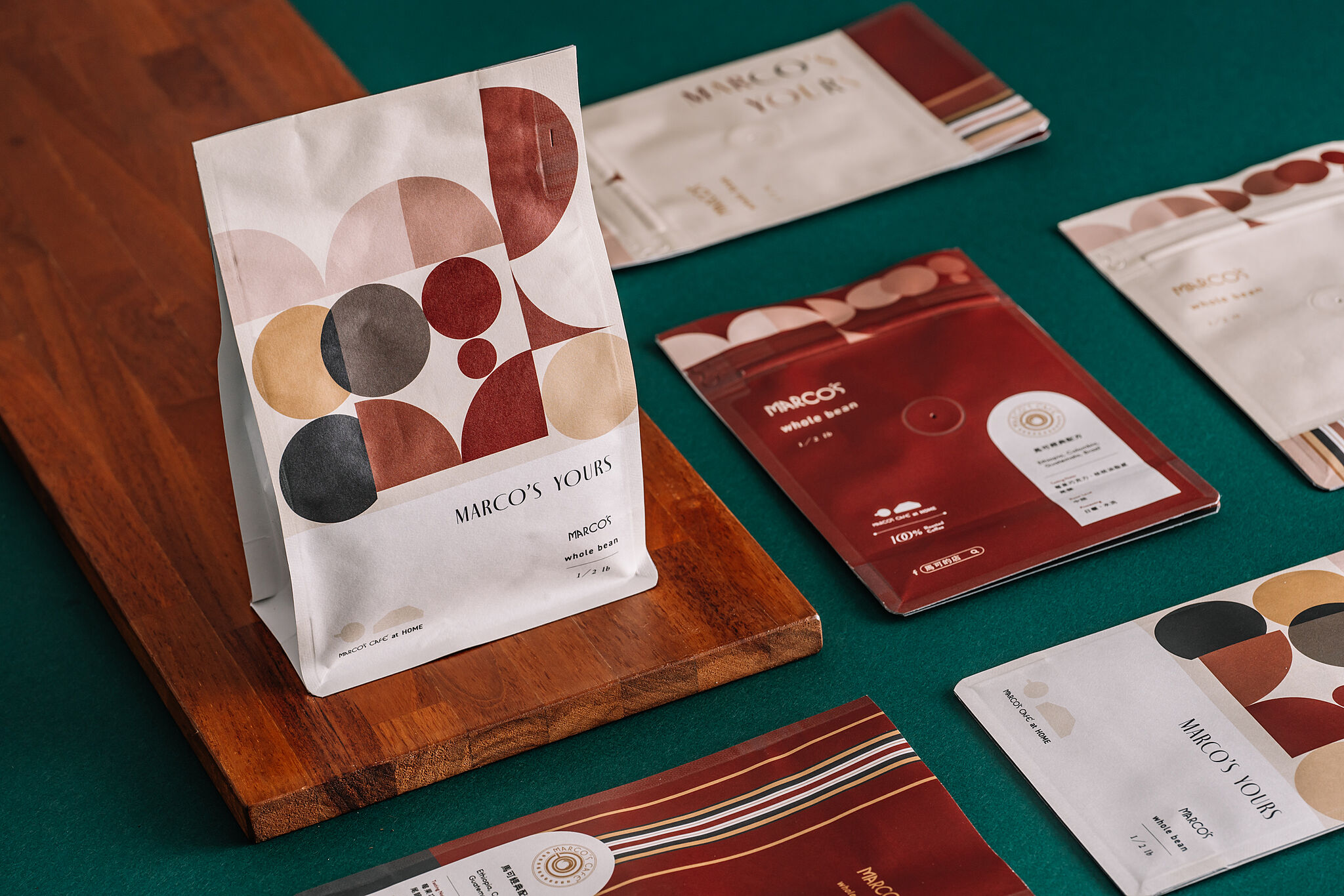 Marco's Café Brand Packaging Indigo Award winner 2023