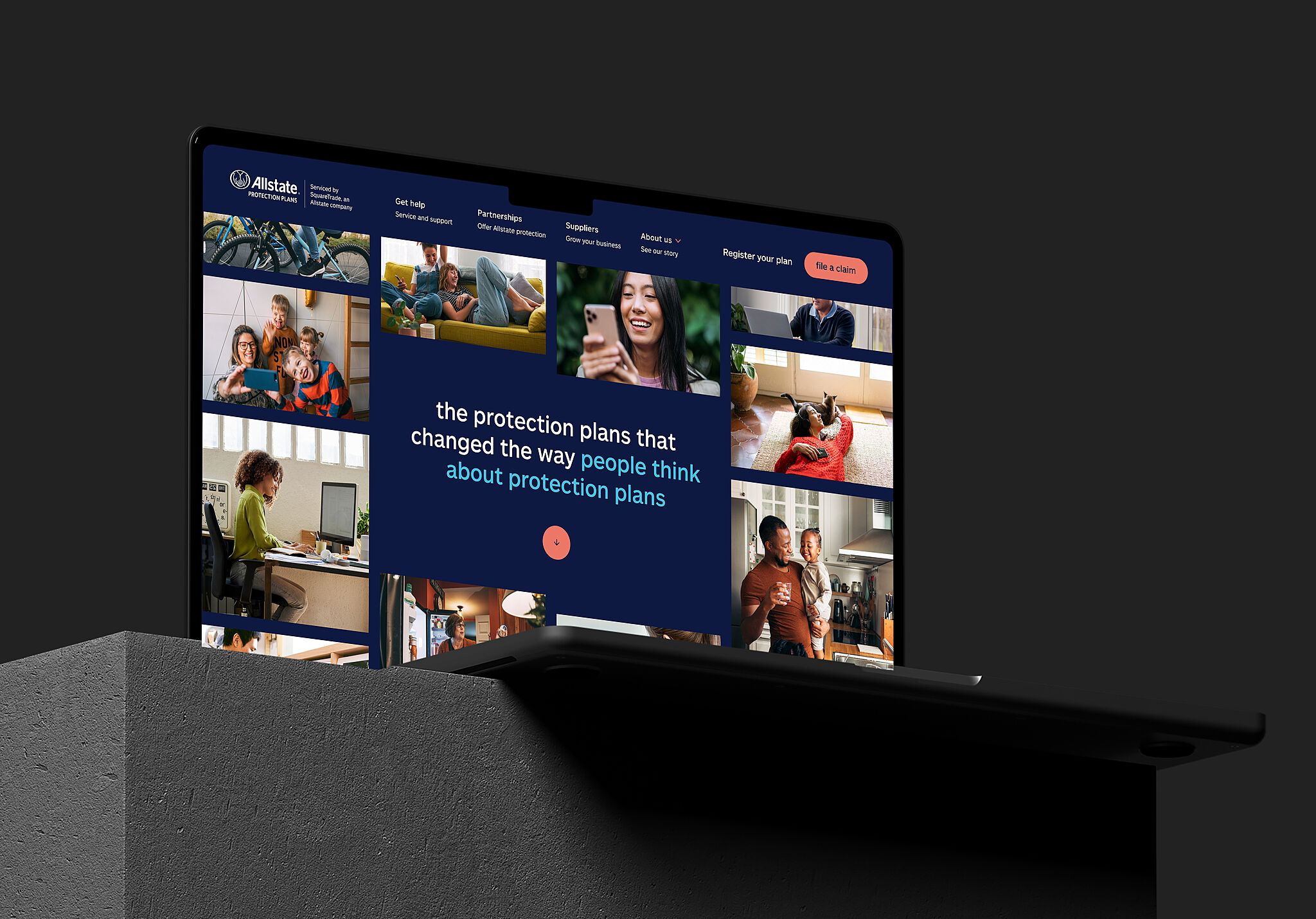 Allstate Protection Plans Site Redesign Indigo Award winner 2023