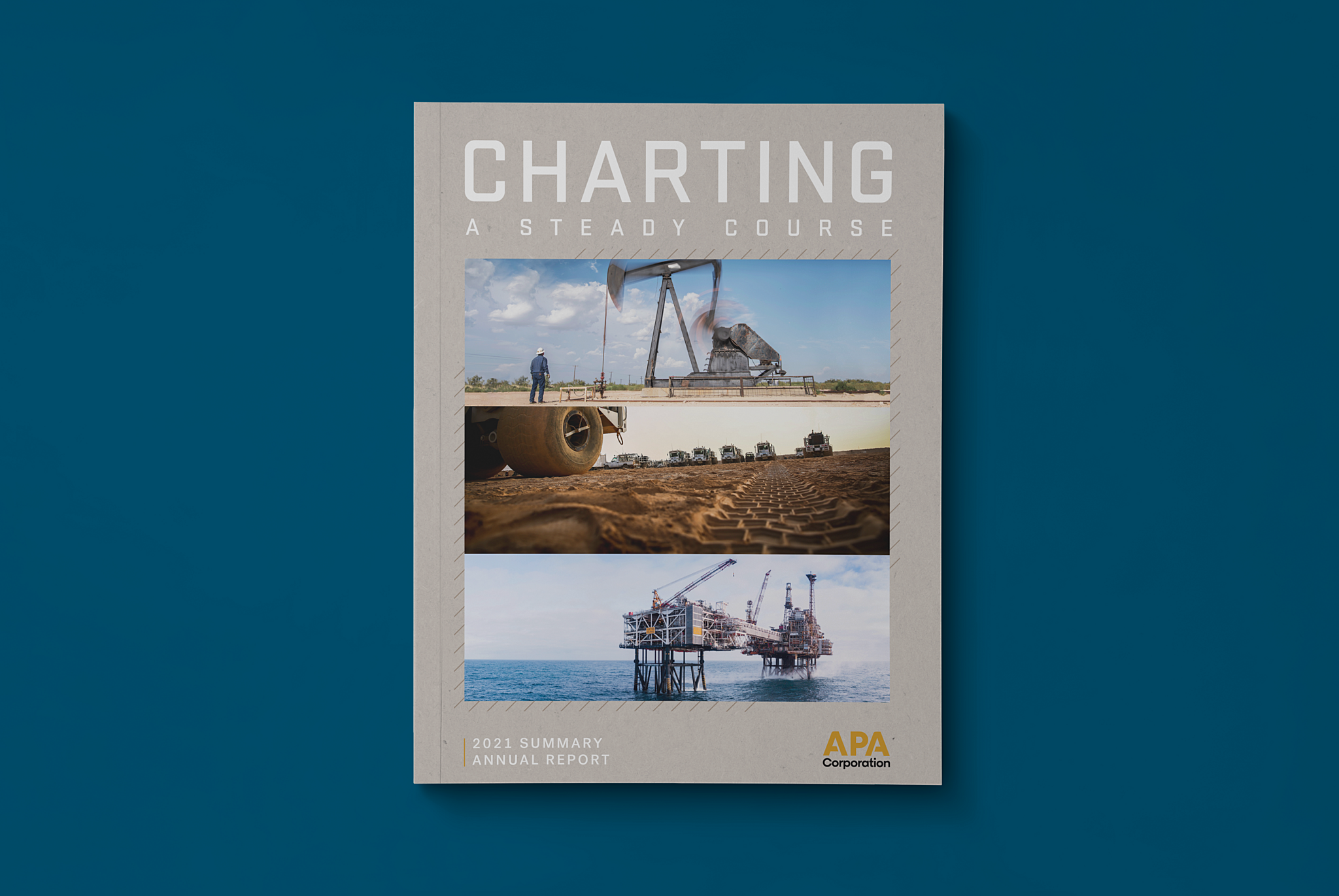 APA Corporation 2021 Summary Annual Report Indigo Award winner 2023